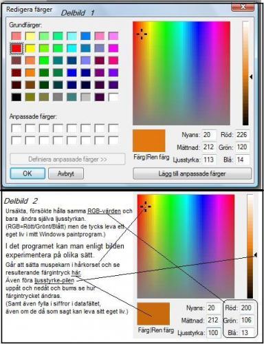 Dessa färgkoder, gäller en Jofa kuling - Bygg & Renovera - Maringuiden