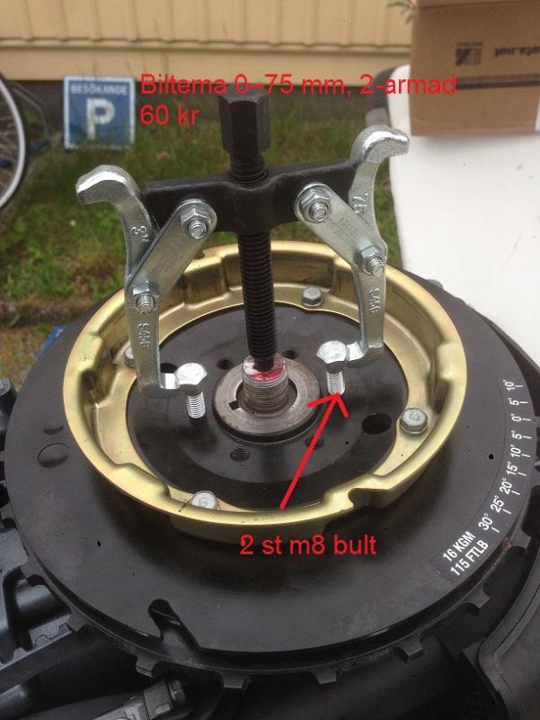 Byte av kamrem F40 00 Guide - MotorbåtSnack - Maringuiden